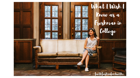 What I Wish I Knew as a Freshman in College – SincerelyC