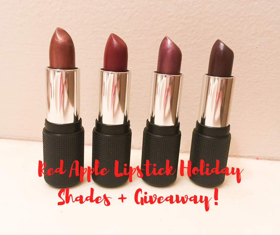 Red Apple Lipstick Holiday Shades + Giveaway! – SincerelyC